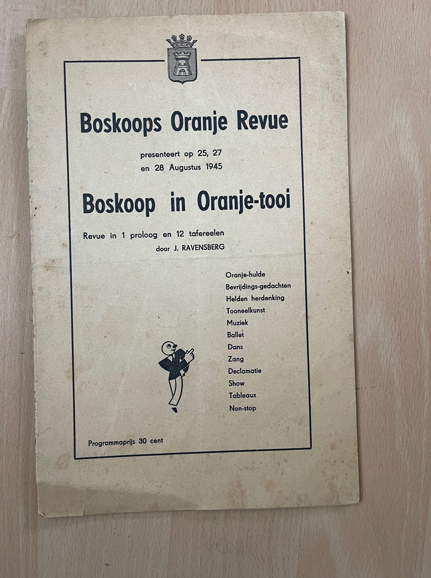 Script bevrijdingsrevue in map ‘Gecorrigeerde lessen boekhouden ...